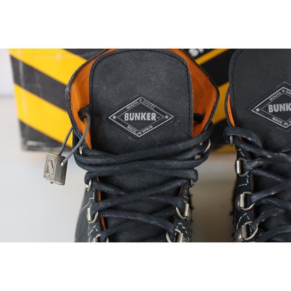 Bunker | Shoes | Deadstock Vintage 9s Mens 3 Grunge Goth Chunky Leather ...